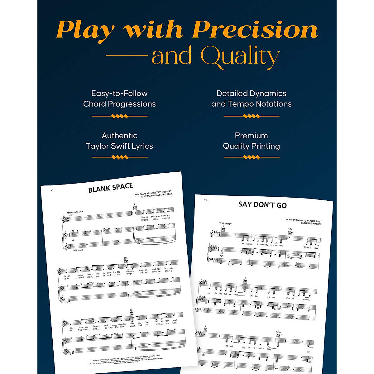 Taylor Swift - 1989 (Taylor's Version): Piano/Vocal/Guitar Songbook