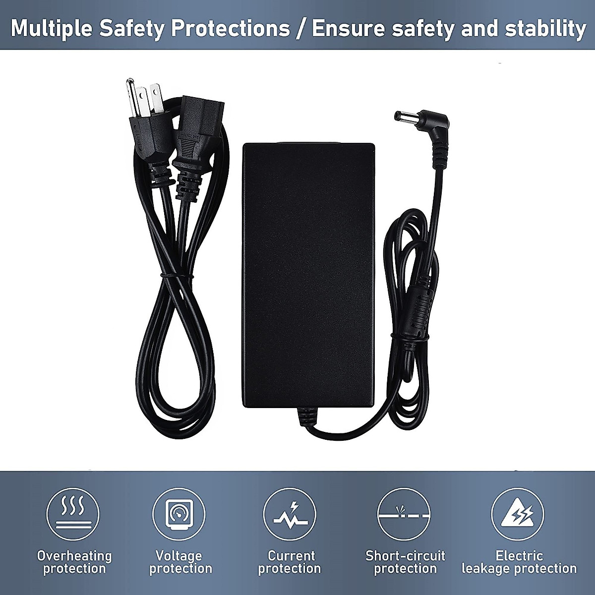 Digipartspower AC Adapter for Zebra ZD410 ZD410D ZD41022-D01M00EZ ZD41022-D01E00EZ Power Supply