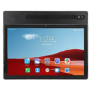HEEPDD Tablet PC, 10.1 Inch 2 in 1 Tablet Clear Dual Speakers 5G WiFi 8GB RAM 256GB (US Plug)