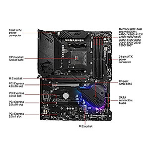 Micro Center AMD Ryzen 5 5600X Desktop Processor 6-core Up to 4.6GHz Unlocked with Wraith Stealth Cooler Bundle with MSI MPG B550 Gaming Plus ATX Gaming Motherboard (AMD AM4, DDR4, PCIe 4.0, M.2)
