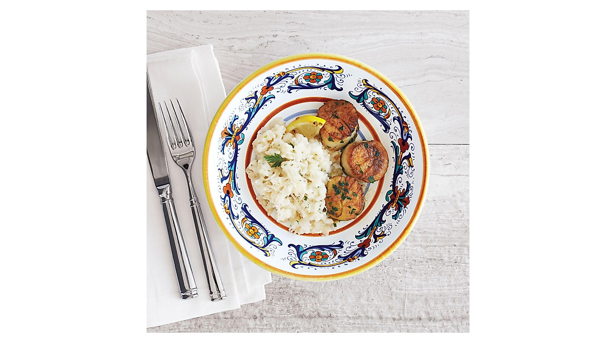 Sur La Table Nova Deruta Pasta Bowl - Handcrafted Elegance