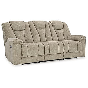 Signature Design by Ashley Hindmarsh Power Reclining Sofa, 86" W x 44" D x 42" H, Gray
