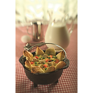 Lodge Country Kettle, Cast Iron, 1 pint, Black