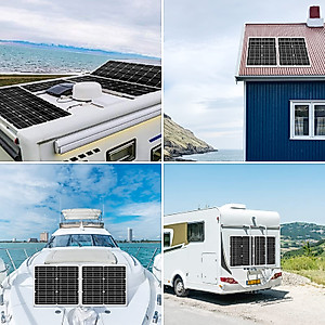 30W 12V Solar Panel Kits- 12 Volt 30 Watt Mono Crystalline Solar Panel + Intelligent 10A Charge Controller- Perfect Solar Battery Charger & Maintainer for Car, RV, Boat, Marine, Trailer, Gate Opener