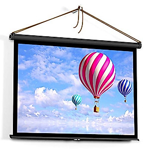 XDDCDH 50-inch Projector Screen 4:3 Tabletop Projection Screen Manual Pull Up Folding Projecting Screen Home Theater for DLP Projector