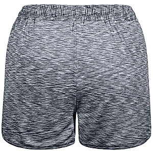 BLEVONH Shorts for Women Athletic,Stretchy Waistband Double Layers Yoga Athletic Short with Pocket Womens Lightweight Plus Sized Quick Dry Pickleball Workout Clothes Gray 2XL