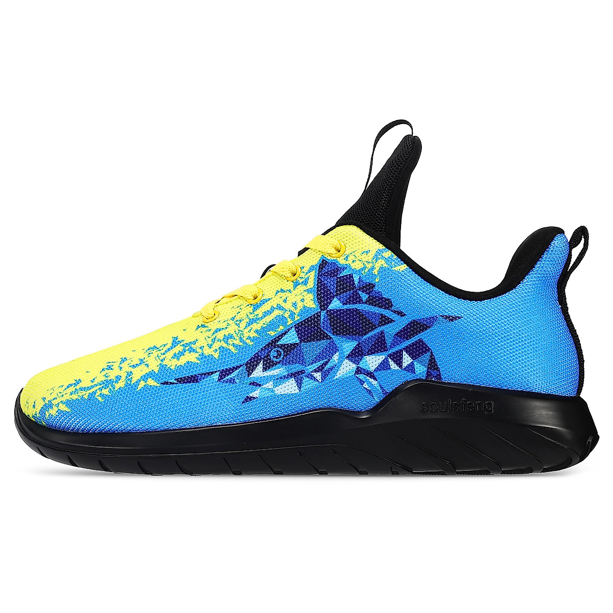 Soulsfeng Blue Marlin Running Sneakers 9.5 Sports Athletic Tennis Workout Gym Walking Shoes