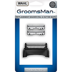 Wahl Groomsman Shaver Replacement Cutters and Head for 7063 Series, Black - Model 7046