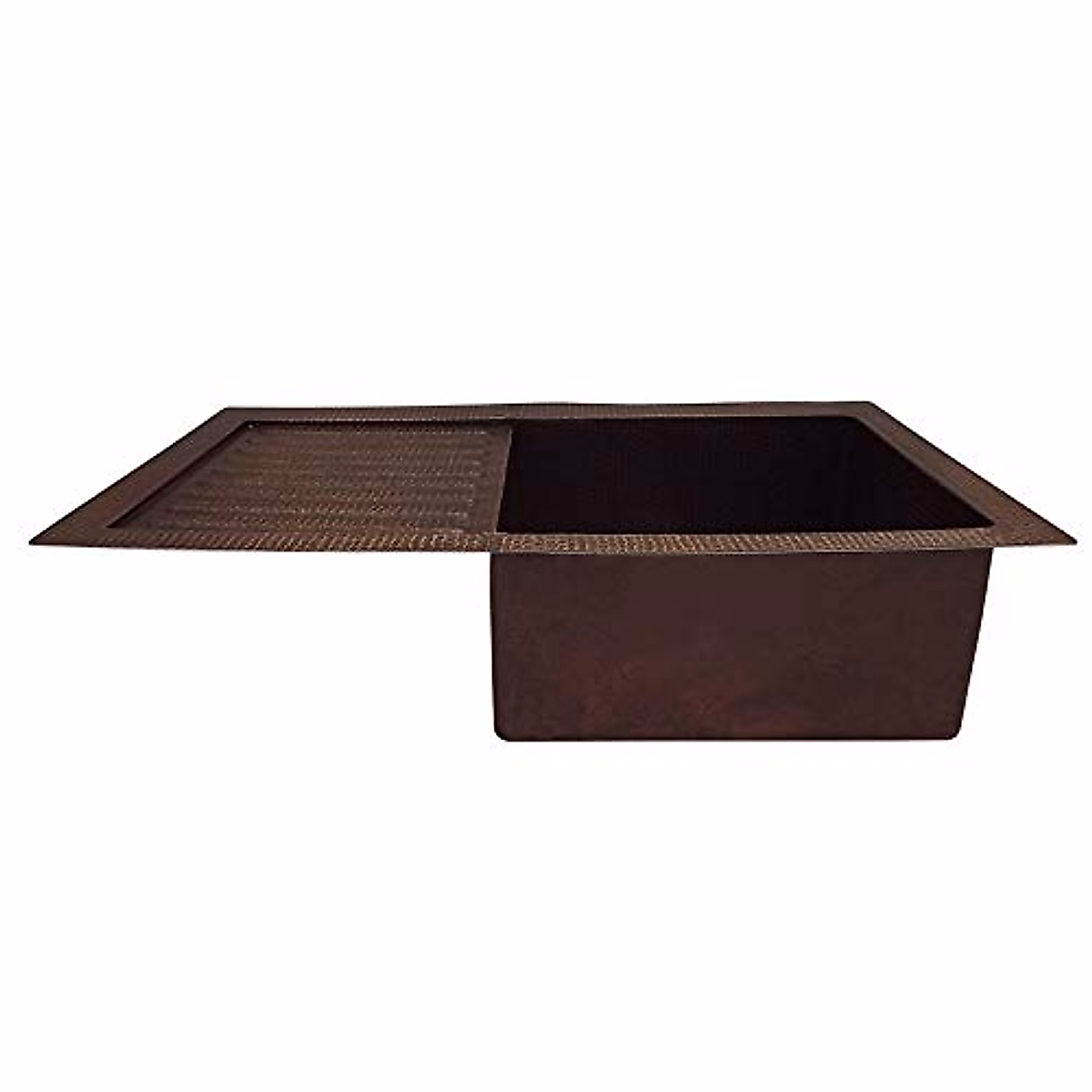 Copper Kitchen Sink with Drainer