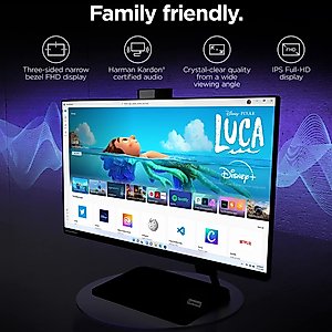 Lenovo 2023 IdeaCentre AIO 3 27" Touchscreen FHD All-in-One Desktop Computer, 13th Gen Intel 10-Core i7-13620H, 32GB DDR4 RAM, 1TB PCIe SSD, WiFi 6, Bluetooth 5.1, Black, Windows 11, BROAG