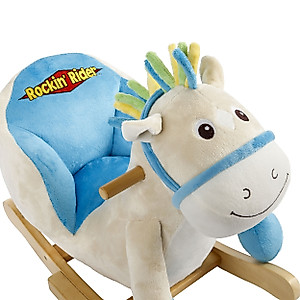 Rockin' Rider Tickles Baby Rocker Ride On Blue, Large