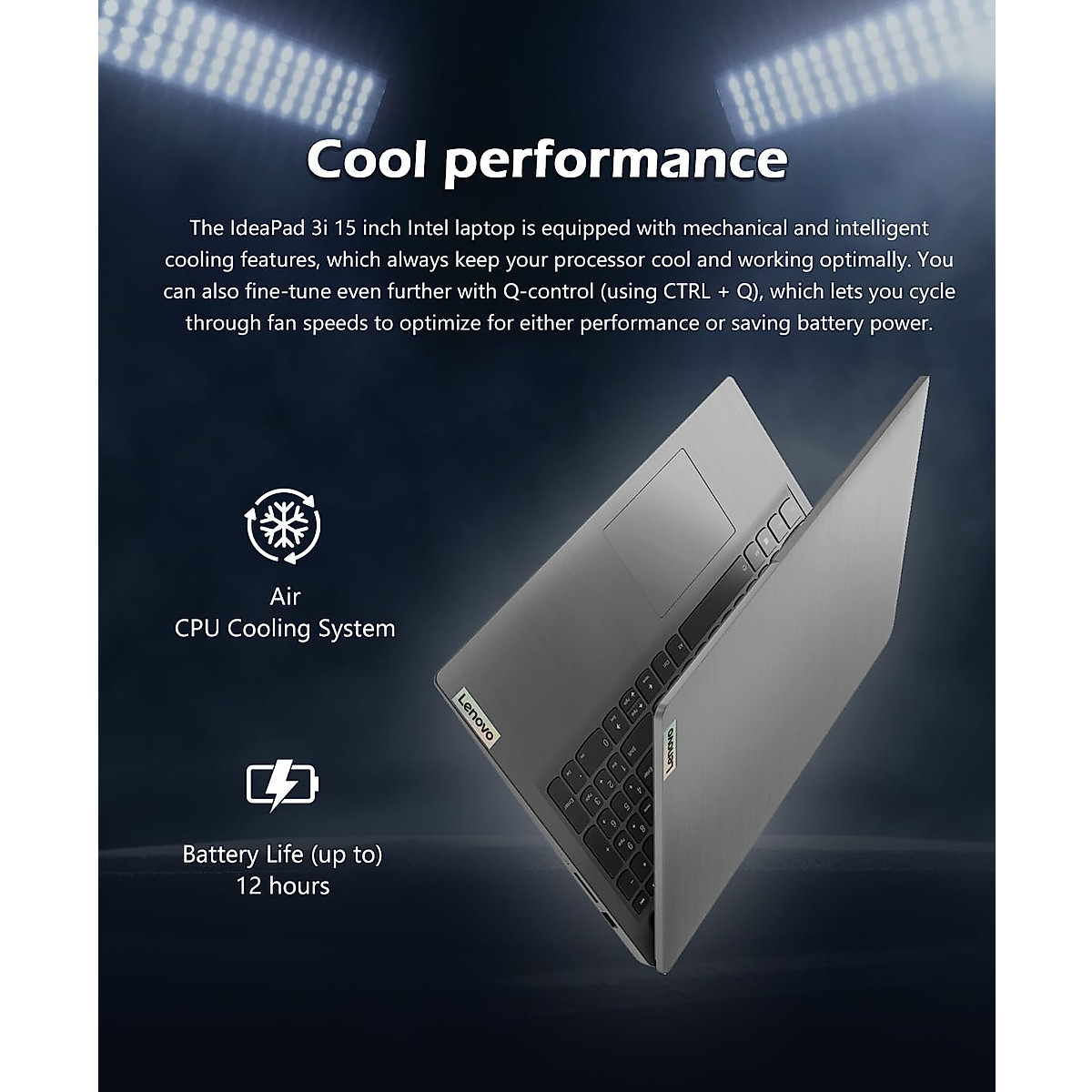 Lenovo Ideapad 3i 15.6" Full HD (1920 x 1080) Touch Business Laptop, Intel Core i5-1135G7, 4-core, 20GB RAM 512GB SSD Storage, Intel Iris X Graphics, Bluetooth, Wi-Fi, Win11, Arctic Grey, W/GaLiMu