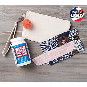 Mod Podge Eight-Ounce Fabric, 8, Transparent, 8 Fl Oz