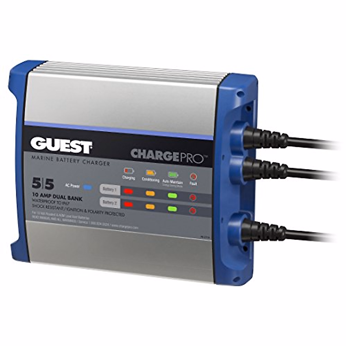 Guest 2711A Guest On-Board Battery Charger 10A / 12V, 2 Bank, 120V Input