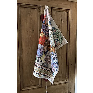 MollyMac | Sheep DISHTOWEL | Decorative Bar Towel | Soft Absorbent Dish Cloth | Kitchen Decor | Gift for Dinner Party Birthday New Home | Made in UK | 28”x18” 100% Cotton Tea Towel