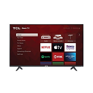 TCL 43S435 43 inch LED 4-Series Roku Smart 4K UHD TV (Renewed)