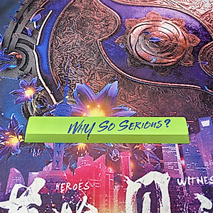 WHY SO SERIOUS 6.25u Spacebar PBT Keycap Dye-Sublimation Switch Cherry Profile for Cherry RGB MX Mechanical Gaming Keyboards