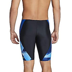 Speedo Men's Standard Swimsuit Jammer Prolt Printed Team Colors, Lane Blue, 22