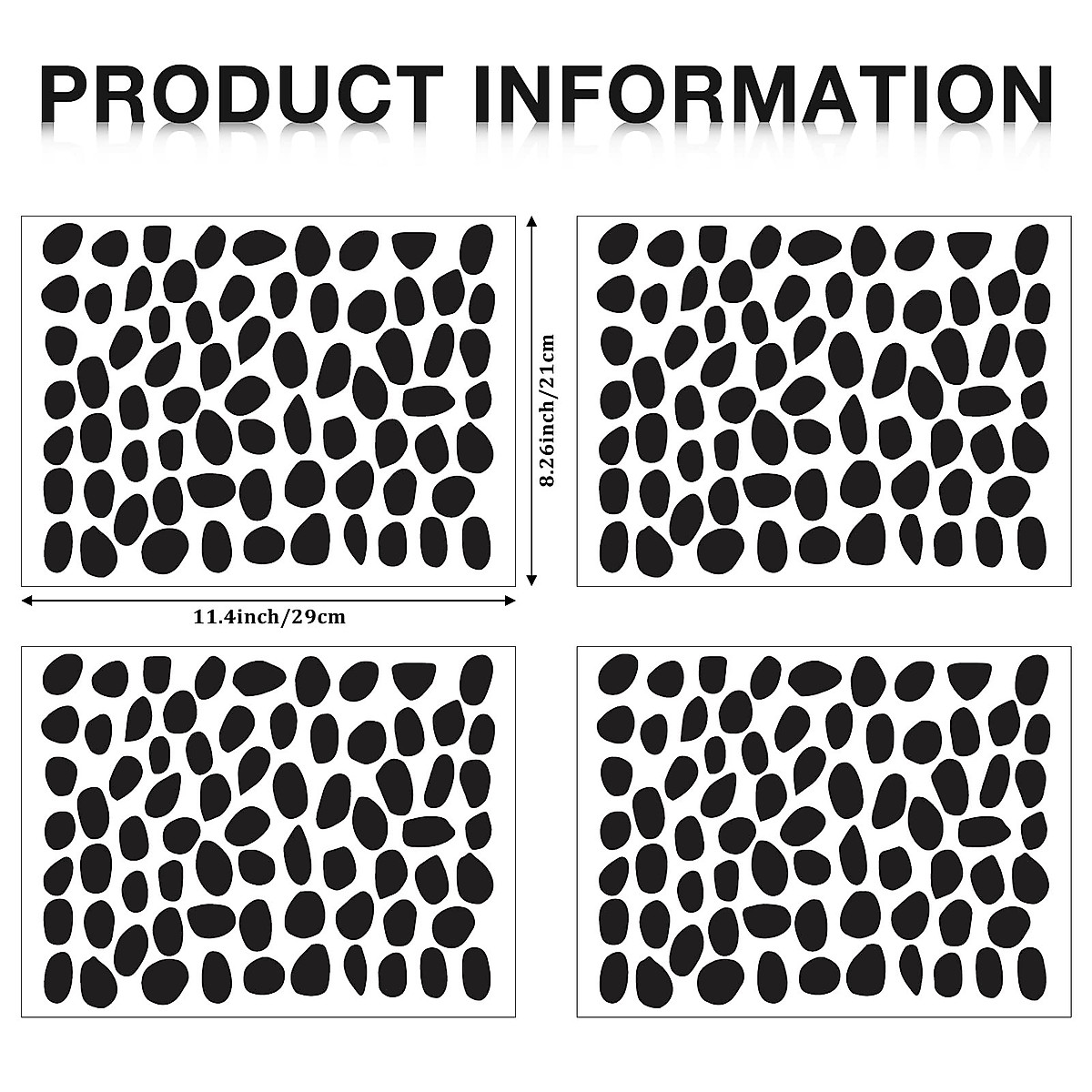 284 Pieces Polka Dots Wall Decal Irregular Polka Dot Stickers Modern Minimalist Geometric Wall Stickers Peel and Stick Decal Art for Kids Bedroom Classroom