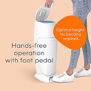 Diaper Genie Registry Gift Set | Includes Diaper Genie Complete Diaper Pail, 8 Refill Bags, 1 Carbon Filter | Perfect Starter Kit