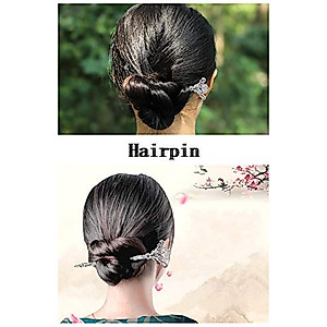 HOSTK 10pc Silver Metal Bookmark Hairpin Hook Carved Antique Vintage with Pendant Jewellery Making Mermaid Souvenirs Plain Embossed