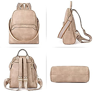 CLUCI Womens Backpack Purse Leather Backpack Travel Purse Convertible Ladies Designer College Work Daypack Shoulder Bags