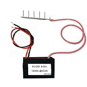 Negative ion Generator (12VDC) Module w MicroPin Stainless Steel Needles Low Voltage