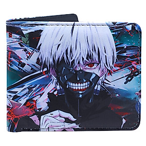 Amatensu Anime Characters Juzo Suzuya wallet Touka Kirishima wallet Ken Kaneki wallet F
