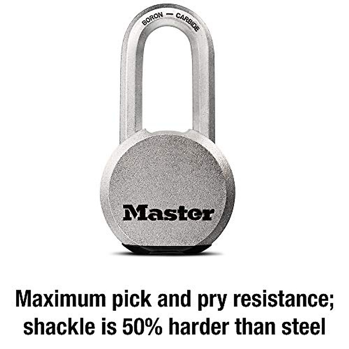 Master Lock Magnum Heavy Duty Solid Steel Padlock with Key, Silver, ‎M930XKADLH