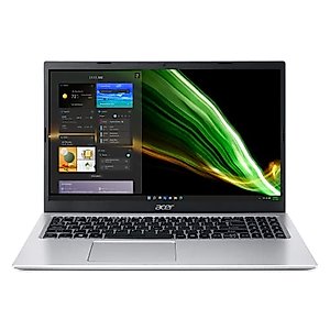 Acer Aspire 1 A115-32-C96U Slim Laptop | 15.6" Full HD Display | Intel Celeron N4500 Processor | 4GB DDR4 | 128GB eMMC | WiFi 5 | Microsoft 365 Personal 1-Year Subscription | Windows 11 Home in S mode