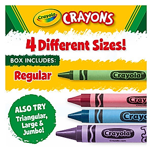 Crayola Crayon Classpack, 800 Count, Bulk School Supplies For Teachers, Large Crayon Box, 8 Colors