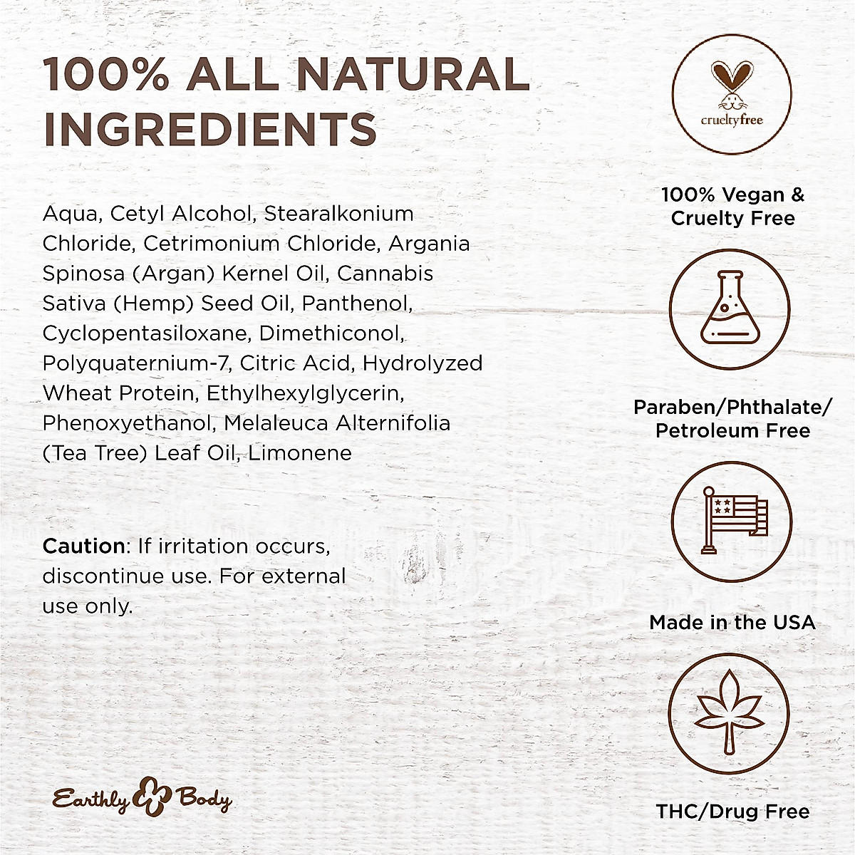 Earthly Body Miracle Oil Shave Cream, 16 oz - Helps Reduce Nicks, Small Cuts & Skin Irritation - With Tea Tree, Hemp Seed & Argan Oils - 100% Vegan, Cruelty Free