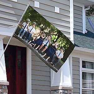 Custom Flags Design Your Own Text/Logo/Photo One Side Custom Flag Customizable Gifts Personalized Flag Custom Flag 3X5Ft