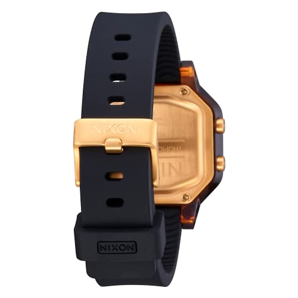 NIXON Siren A1210 - Tortoise - 100m Water Resistant Women's Digital Sport Watch (38mm Watch Face, 18mm-16mm Pu/Rubber/Silicone Band)