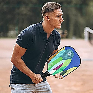 Graphite Pickleball Paddles Set of 6, 2024 USAPA Approved, 2 Kids & 4 Adult Paddles, Fiberglass Surface (CHS), Polypropylene Lightweight Honeycomb Core, 6 Pickleball, 4 Replacement Soft Grip + Bag