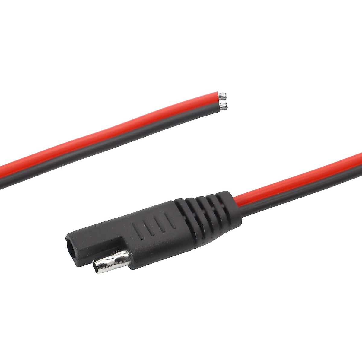 2 Pack 10AWG SAE Connector Extension Cable, SAE Quick Connector Disconnect Plug SAE Power Automotive Extension Cable Solar Panel Cable Wire, Solar Panel SAE Plug (30 cm/ 1ft)