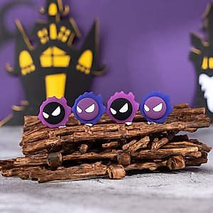Yocore Purple Devil Switch Thumb Grip Caps,Soft Silicone Thumb Grips,Analog Stick Caps Soft Silicone Joystick Caps for Switch/OLED/Switch Lite,4 Pcs