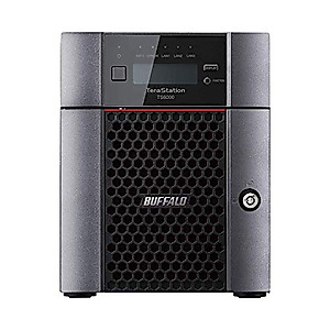 BUFFALO TeraStation 6400DN 16TB (4x4TB) Desktop NAS with HDD Included + Snapshot Protection Against Ransomware / 4 Bay / 10GbE / Storage Server/NAS Server/NAS Storage/Network Storage/File Server