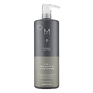 Paul Mitchell MITCH Double Hitter 2-in-1 Shampoo & Conditioner for Men, For All Hair Types, 33.8 fluid ounces