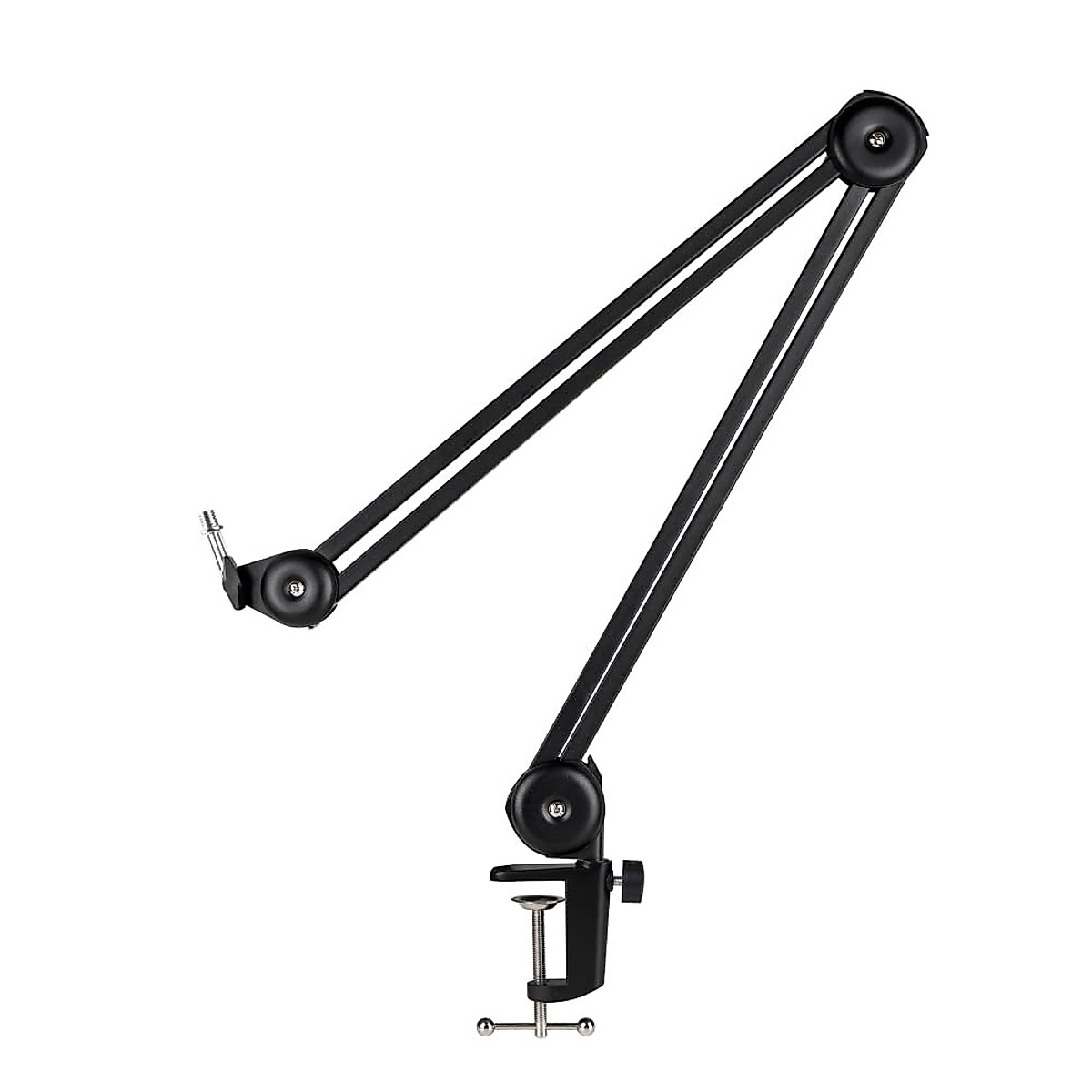 Melon Audio Microphone Boom Arm Stand, Heavy Duty Mic Suspension Scissor Boom Stand with Mic Clip and Cable Ties Perfect For Vocal Recording, Streaming and Podcasting, GAZ-40