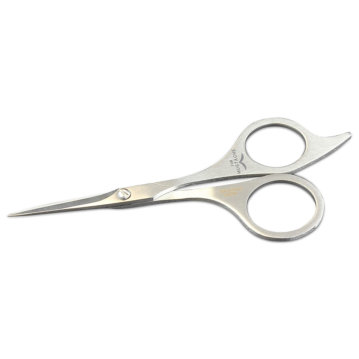 SEKI EDGE SS-902- Stainless Steel Moustache Scissors