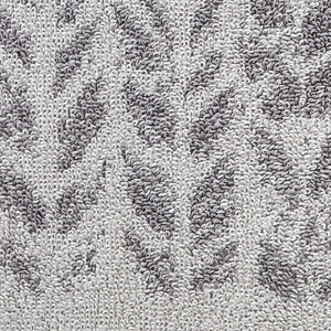 SKL Home by Saturday Knight Ltd. Distressed Leaves Hand Towel,Gray, 16" x 26", 2 Count (Pack of 1)