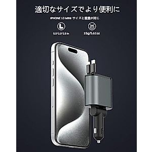 LEKVKM Fast Car Charger 4 Ports Car Charger Adapter Fast Charging Car Cigarette Lighter Plug for iPhone Type-C+iPhone, Samsung, Huawei