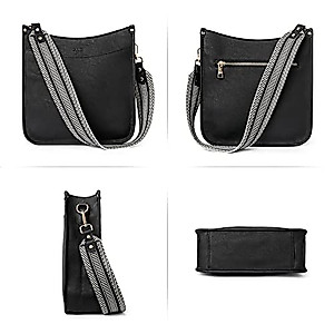 CLUCI Vegan Leather Women's Crossbody Handbags Fashion Hobo Shoulder Bag Purse For Ladies with Adjustable Strap