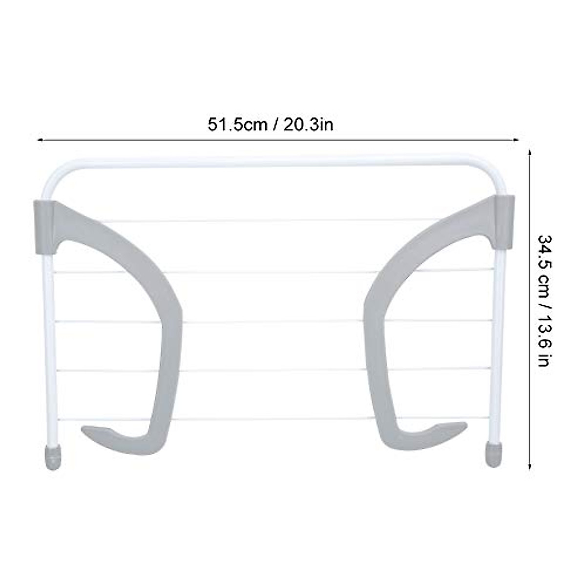 Windowsill Drying Rack Collapsible Hanging Drying Rack Collapsible Portable Clothes Drying Rack for Balcony Retractable Clothes Hanger for Railing