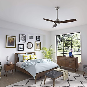 Hunter Fan Company 50791 Melbourne Indoor Ceiling Fan with Wall Control, 52", Matte Black Finish