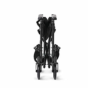 Medline Steel 17" Transport Chair, Hammertone