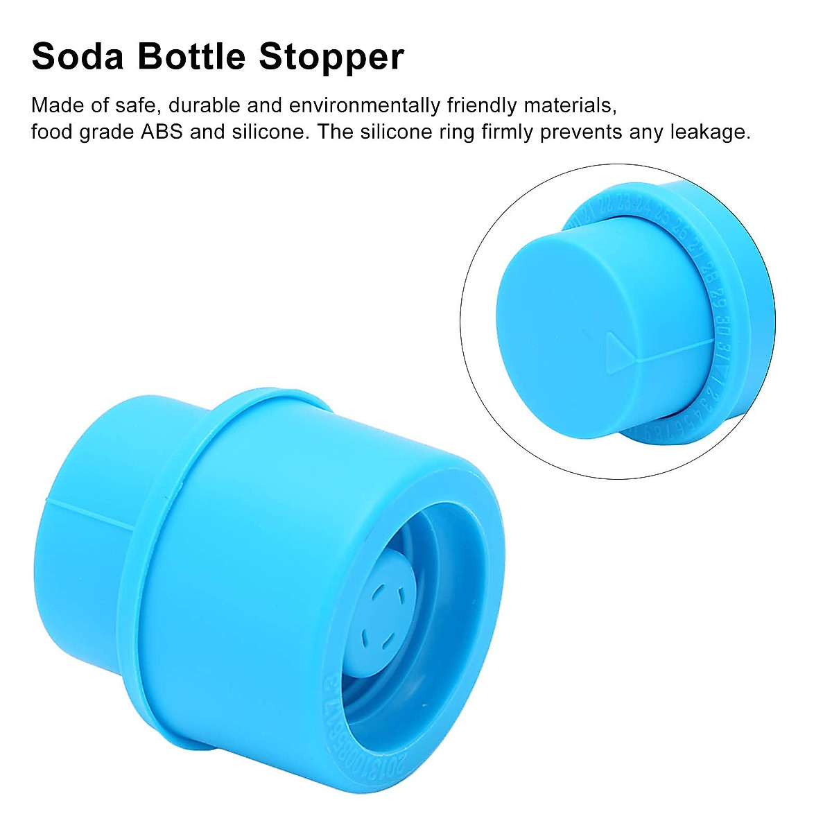 2 Pcs Silicone Wine Stopper, Wine Stopper for Wine Bottles Reusable Wine Bottle Cap Beer Sealer Cover Soda Carbonated Drink Bottle Stopper for Home Brewing Beer, Soft Drink, Wine Bottle, Beer Bottle