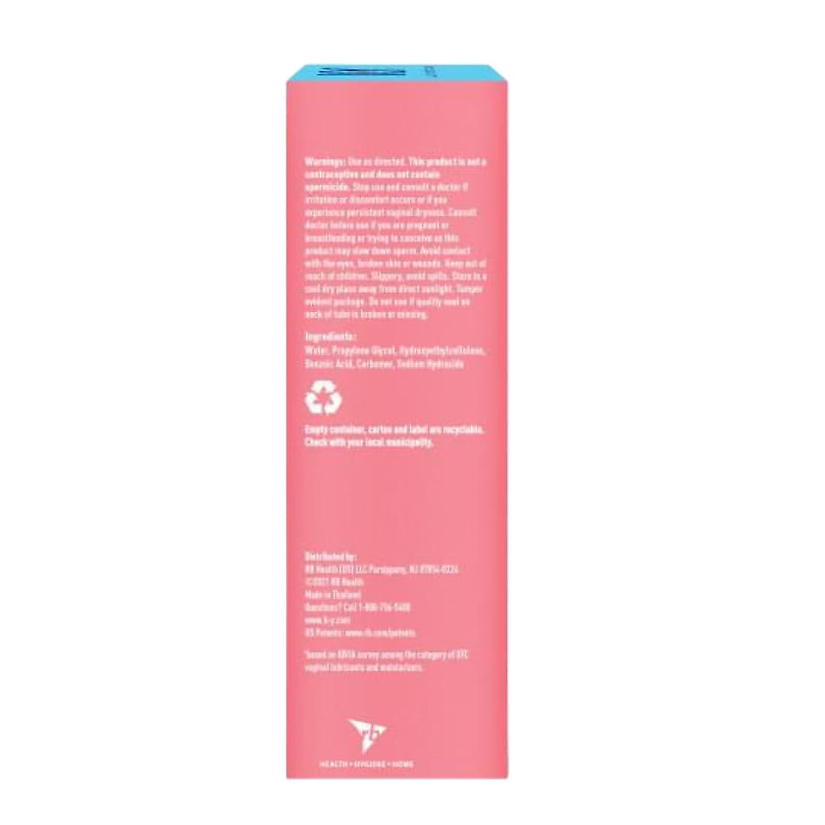 Personal Lubricant, K-Y Jelly Water Based Lube, 2 Ounce (Pack of 6) Personal Lube For Women