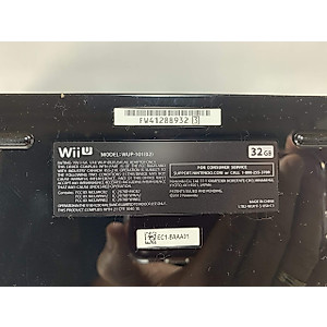 Replacement Official Authentic Nintendo Wii U Console [Black] [Nintendo Wii] (Renewed)